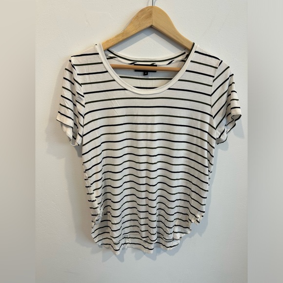 Wantable | Tops | Wantable Olive And Navy Stripped Tshirt | Poshmark